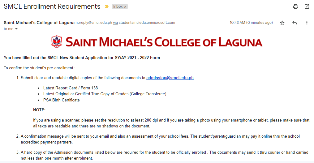 SMCL Enrollment Application